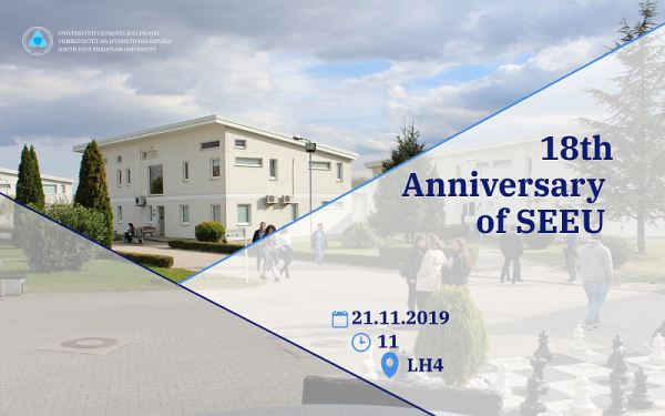 Ceremony for marking the eighteenth anniversary of SEEU - South East ...